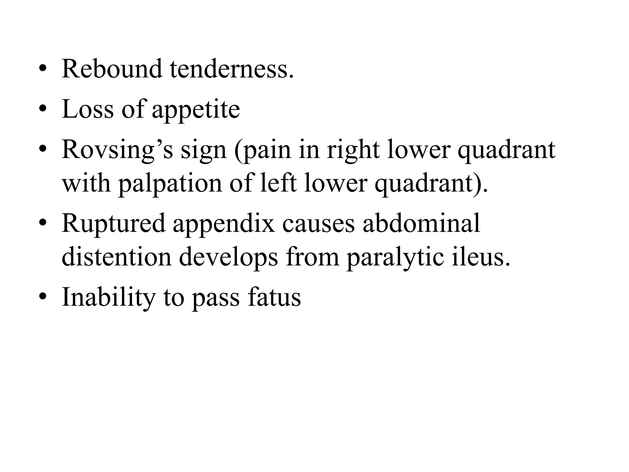 Appendicitis | PPTX