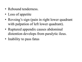 Appendicitis | PPTX