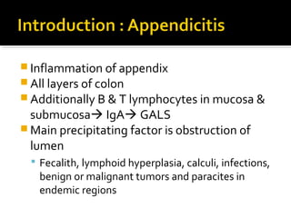 Appendicitis | PPT