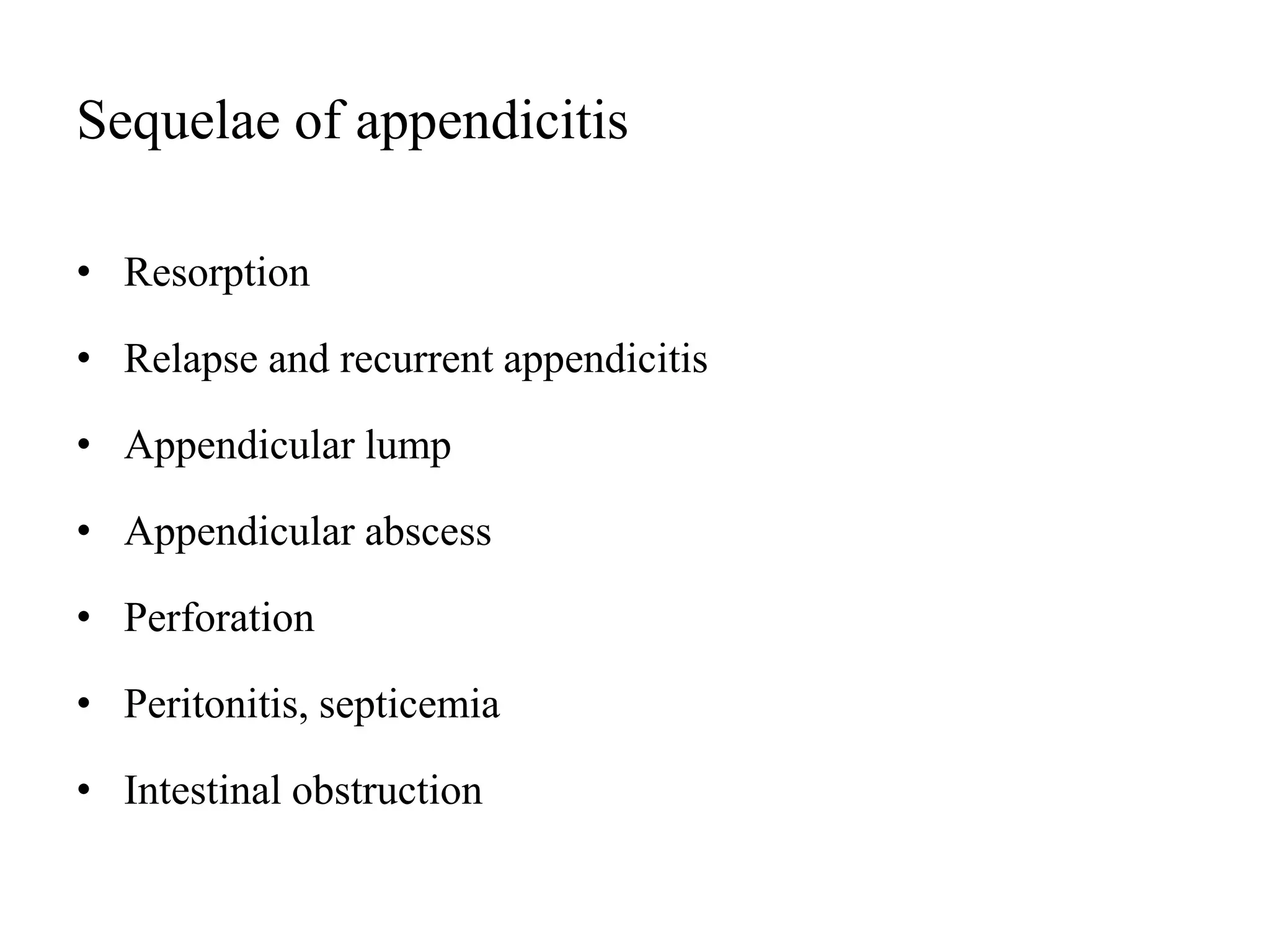 Appendicitis | PPTX