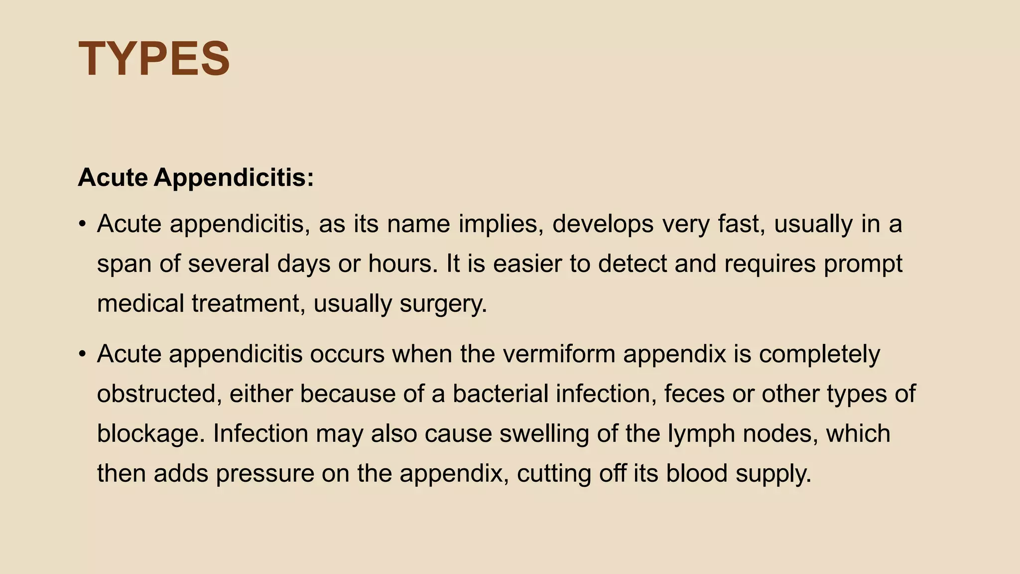 Appendicitis | PPTX