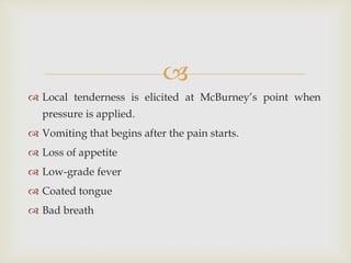 Appendicitis | PPT