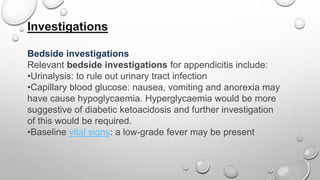 Appendicitis | PPTX
