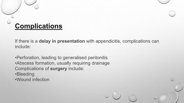 Appendicitis | PPT