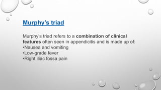 Appendicitis | PPTX