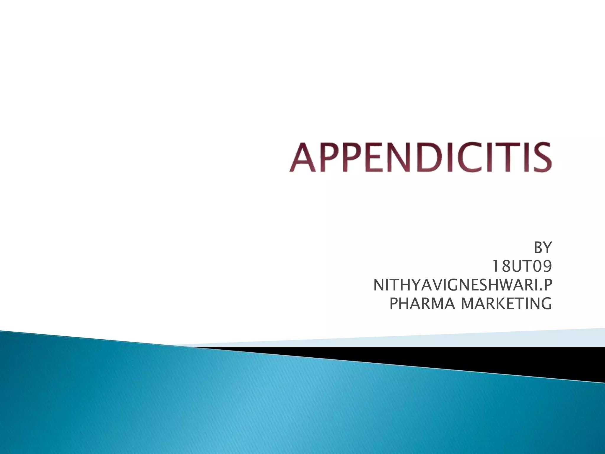 Appendicitis | PPT