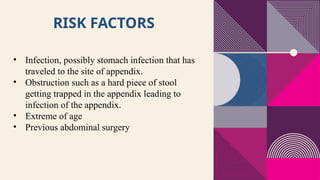 APPENDICITIS.pptx- introduction, definition, causes, sign and symptoms ...