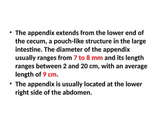 APPENDICITIS AND ITS MANAGEMENT......... | PPT