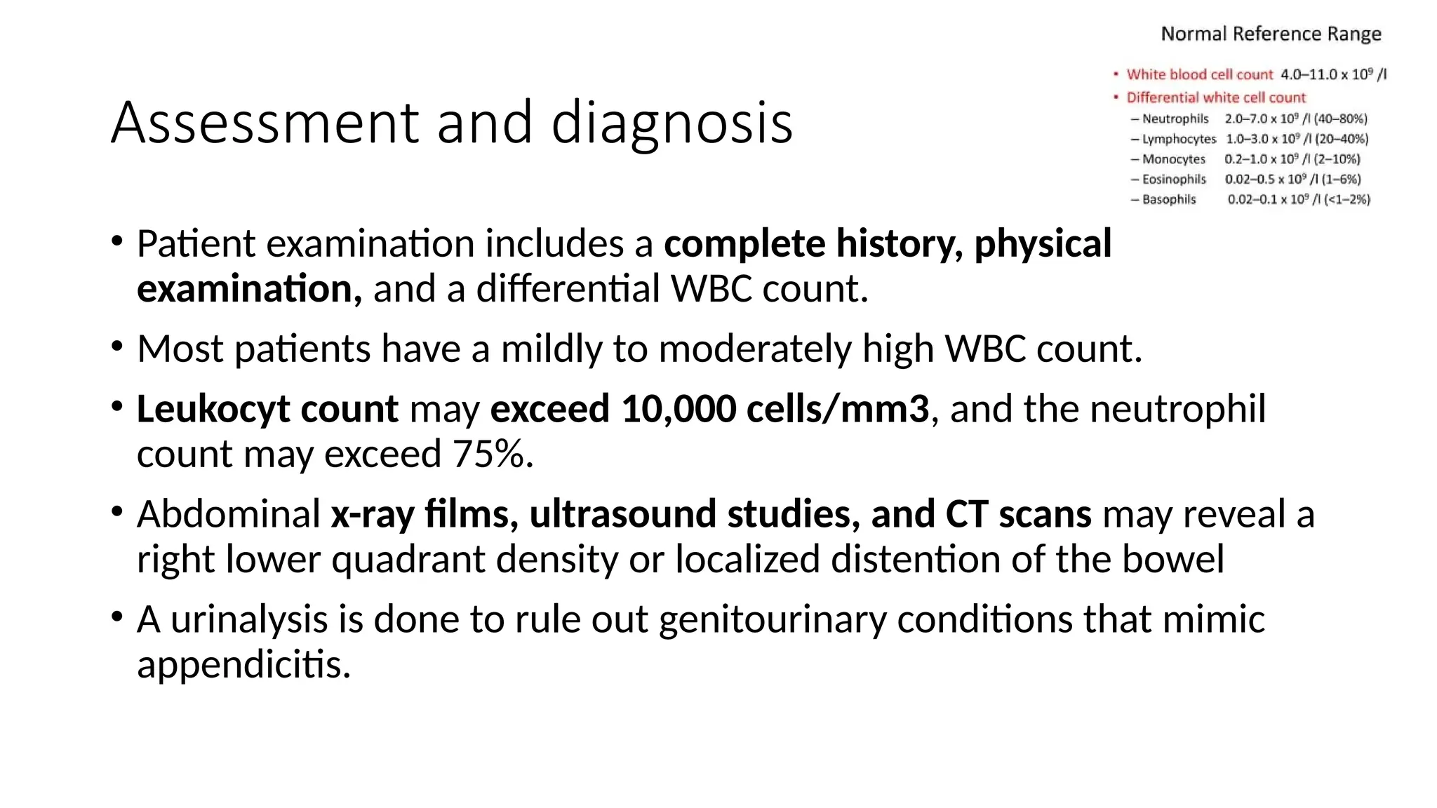 Appendicitis definition clinical features management | PPTX