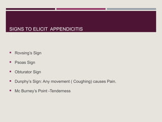 appendicitis.pptx appendectomy appendix a | PPT