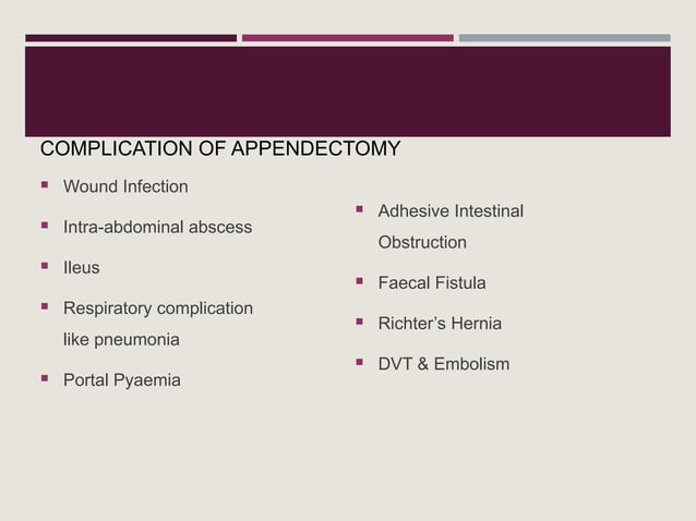 appendicitis.pptx appendectomy appendix a | PPT