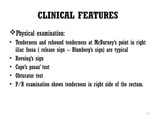 Acute appendicitis, diagnosis and management.pptx