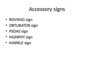 APPENDICITIS.pptxoooooooooooooooooooooooooooooooo | PPT