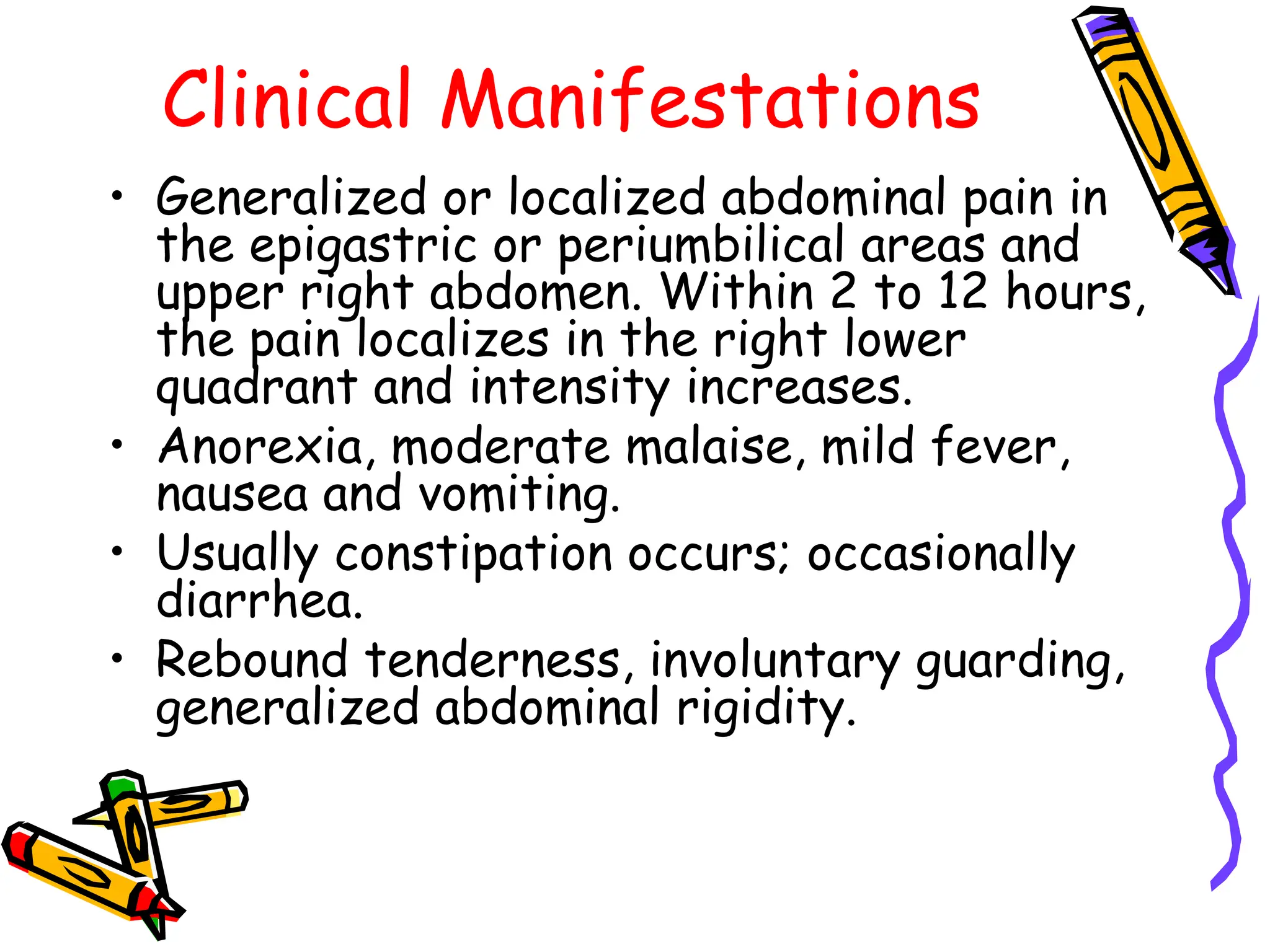 APPENDICITIS nursing care plan for nursing studentsppt | PPT