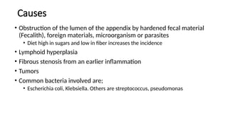 Appendicitis.pptx appendicitis krchn2026 | PPTX