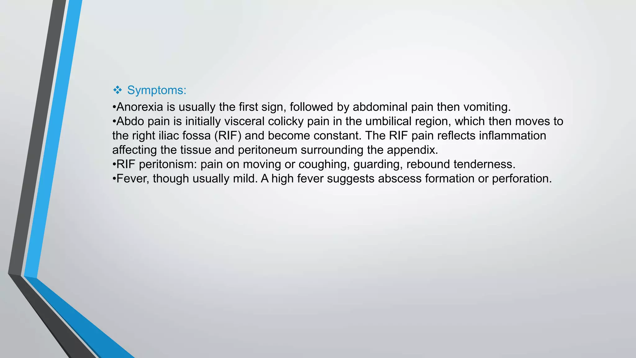 Appendicitis. | PPTX
