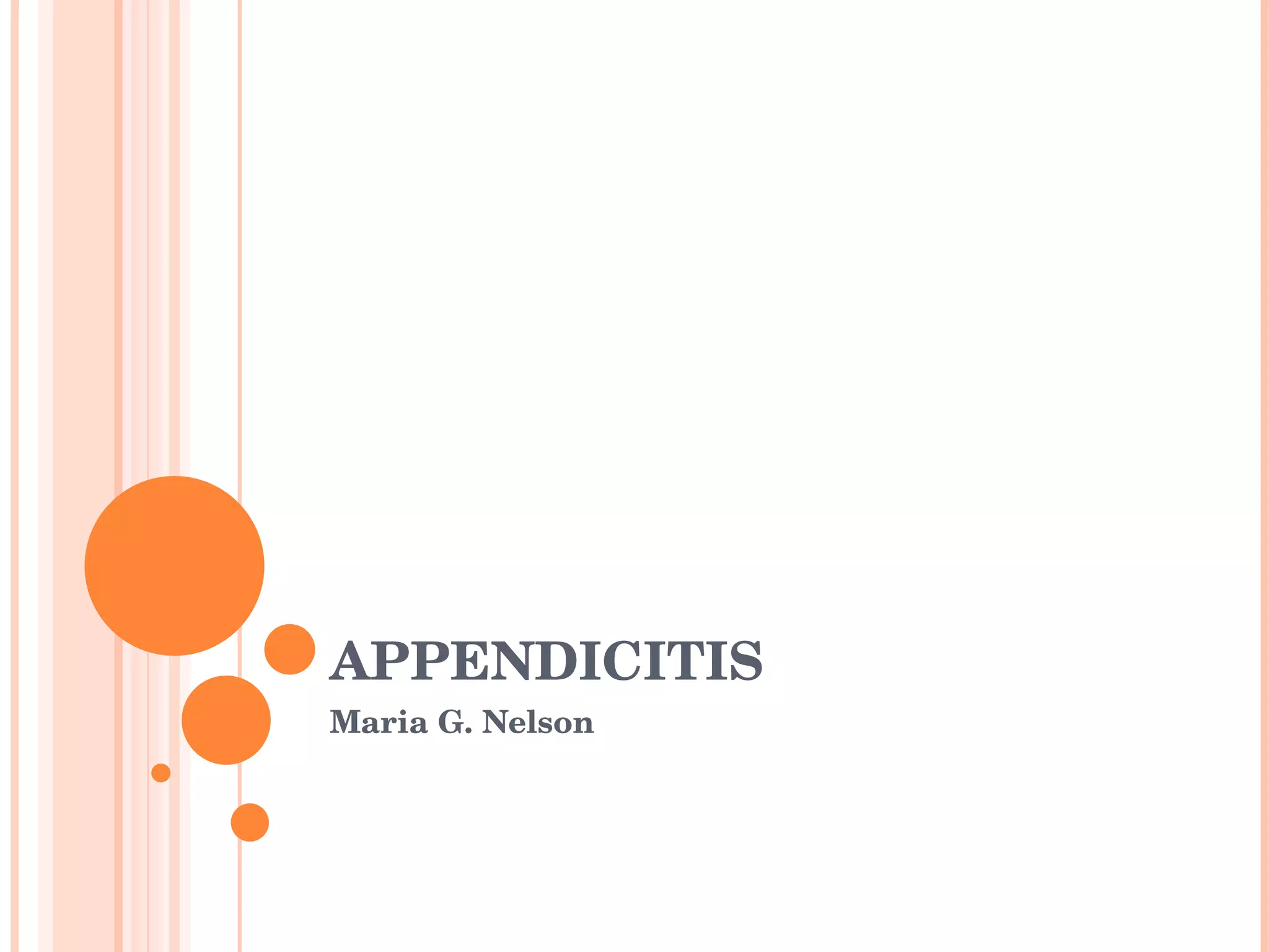 Appendicitis | PPT