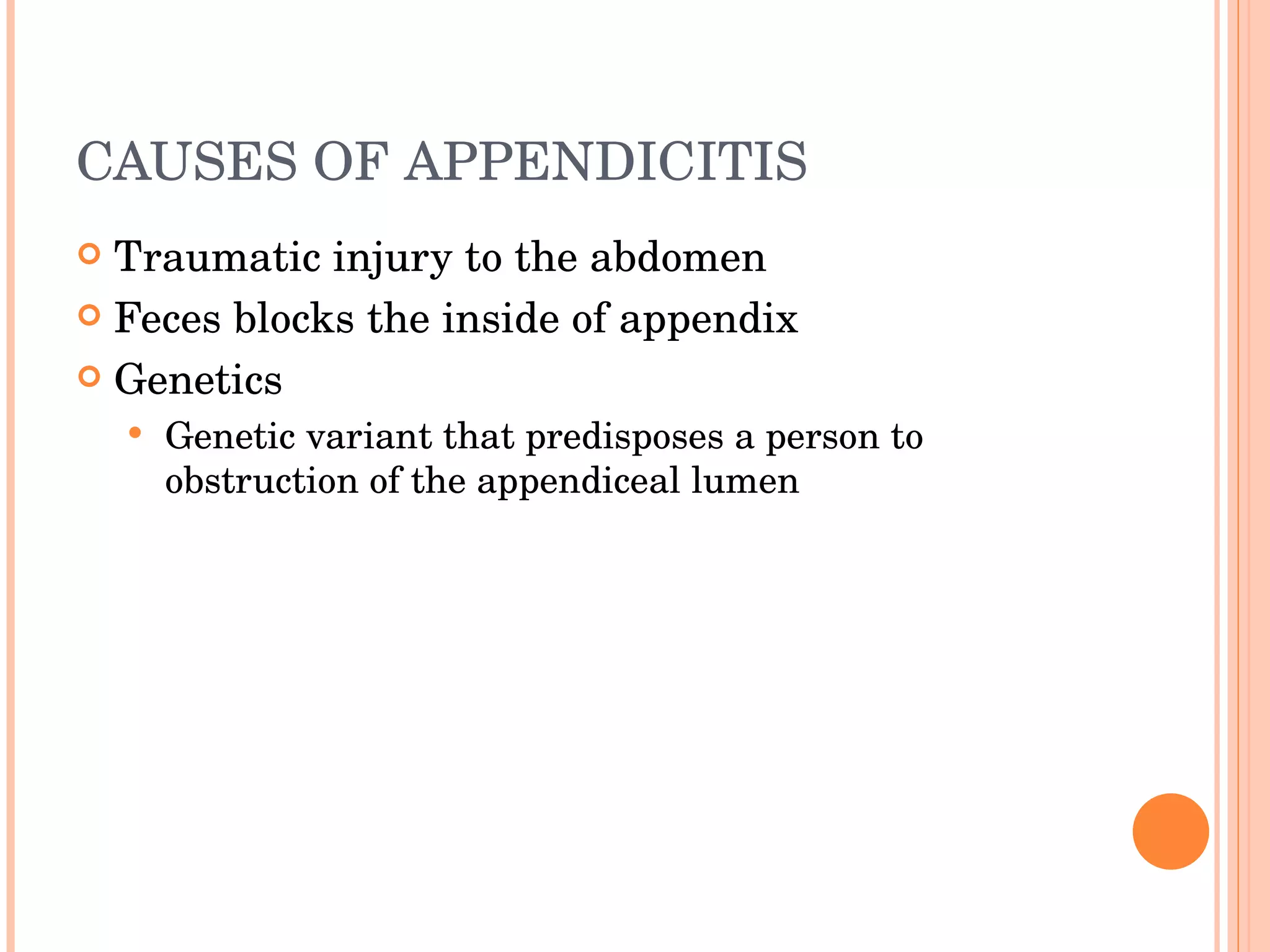 Appendicitis | PPT