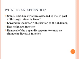 Appendicitis | PPT