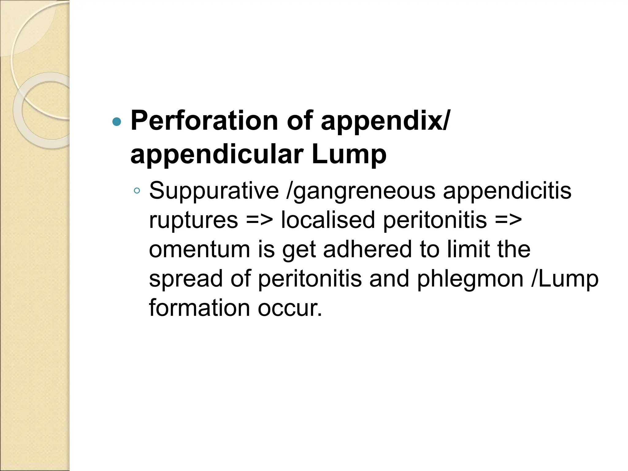 APPENDICITIS clinical sign symptoms and Management.ppt