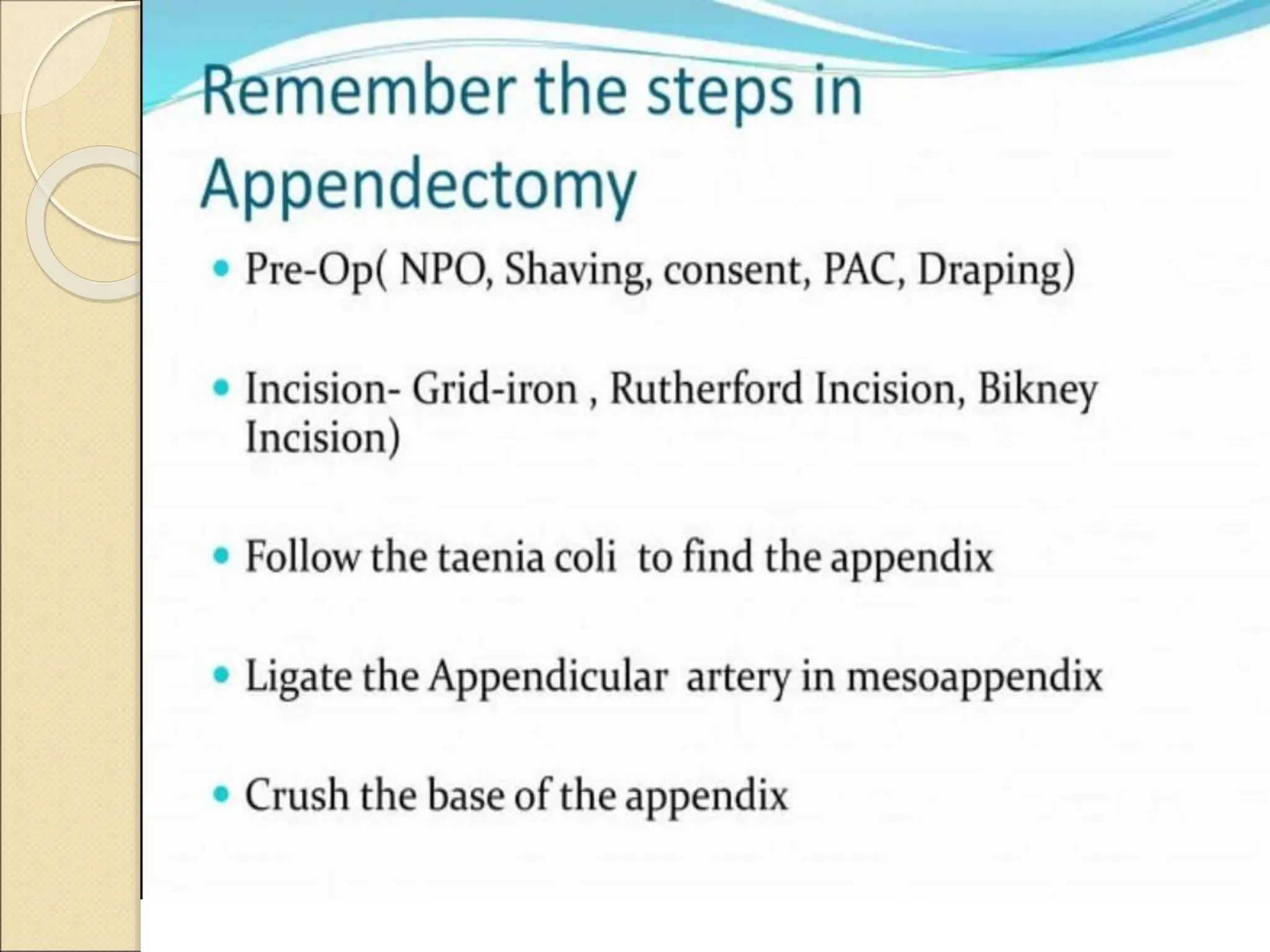 APPENDICITIS clinical sign symptoms and Management.ppt