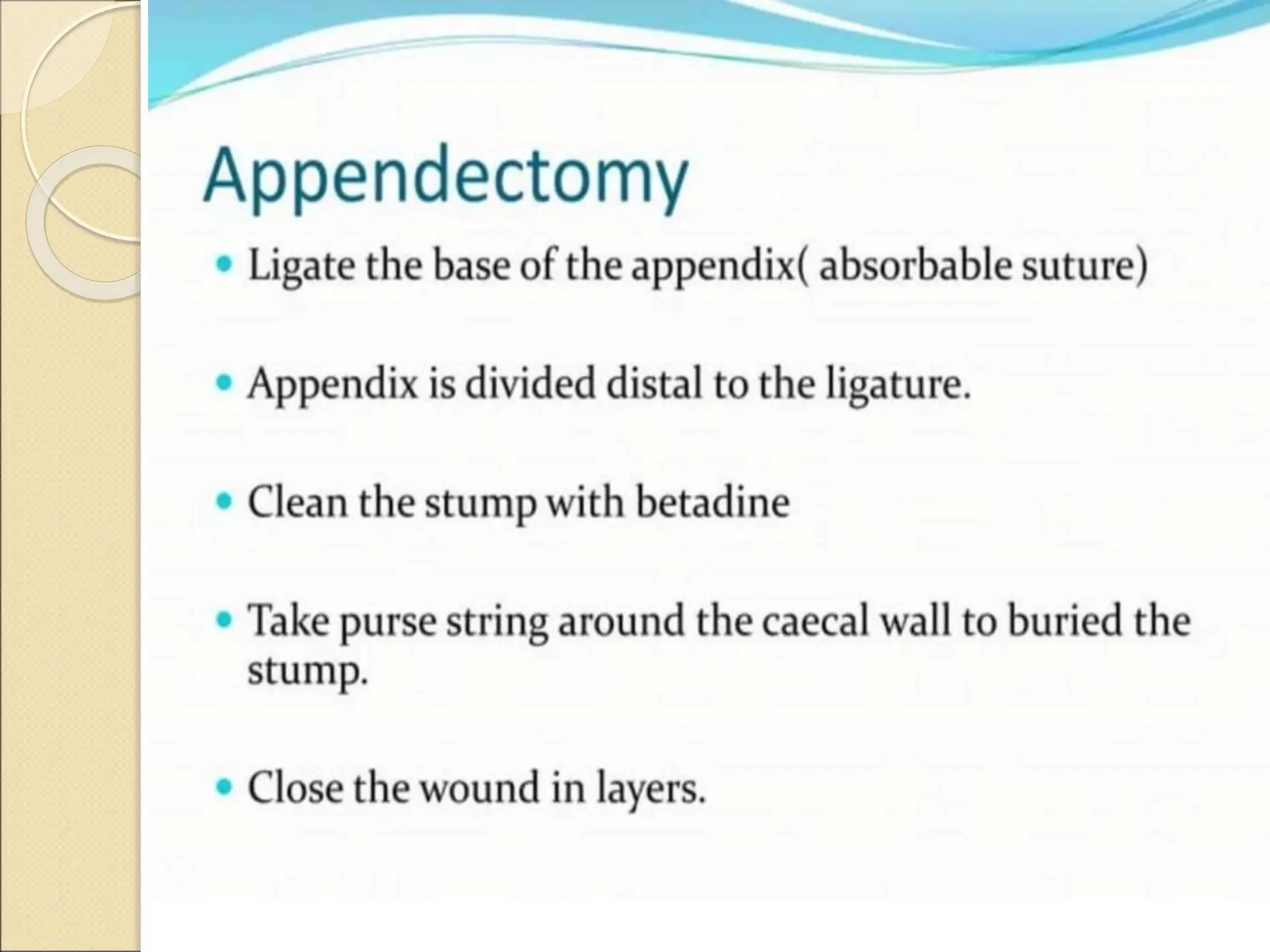APPENDICITIS clinical sign symptoms and Management.ppt