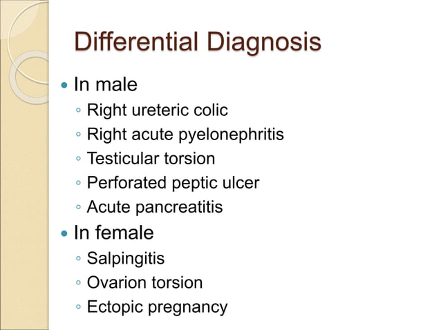 APPENDICITIS clinical sign symptoms and Management.ppt