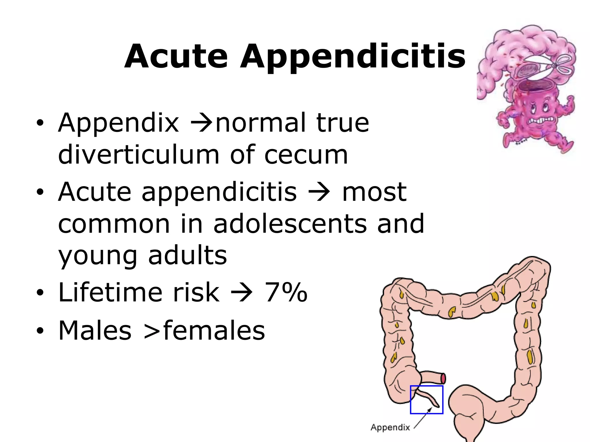 Appendicitis and tumors of appendix mbbs | PPTX