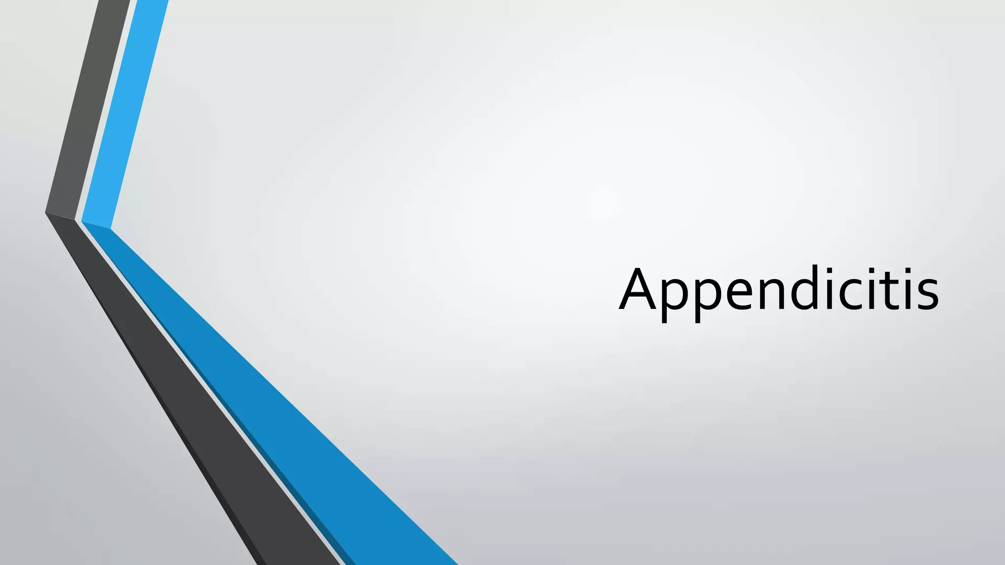 Appendicitis, diverticulitis, peptic ulcer disease, chron's disease | PPT