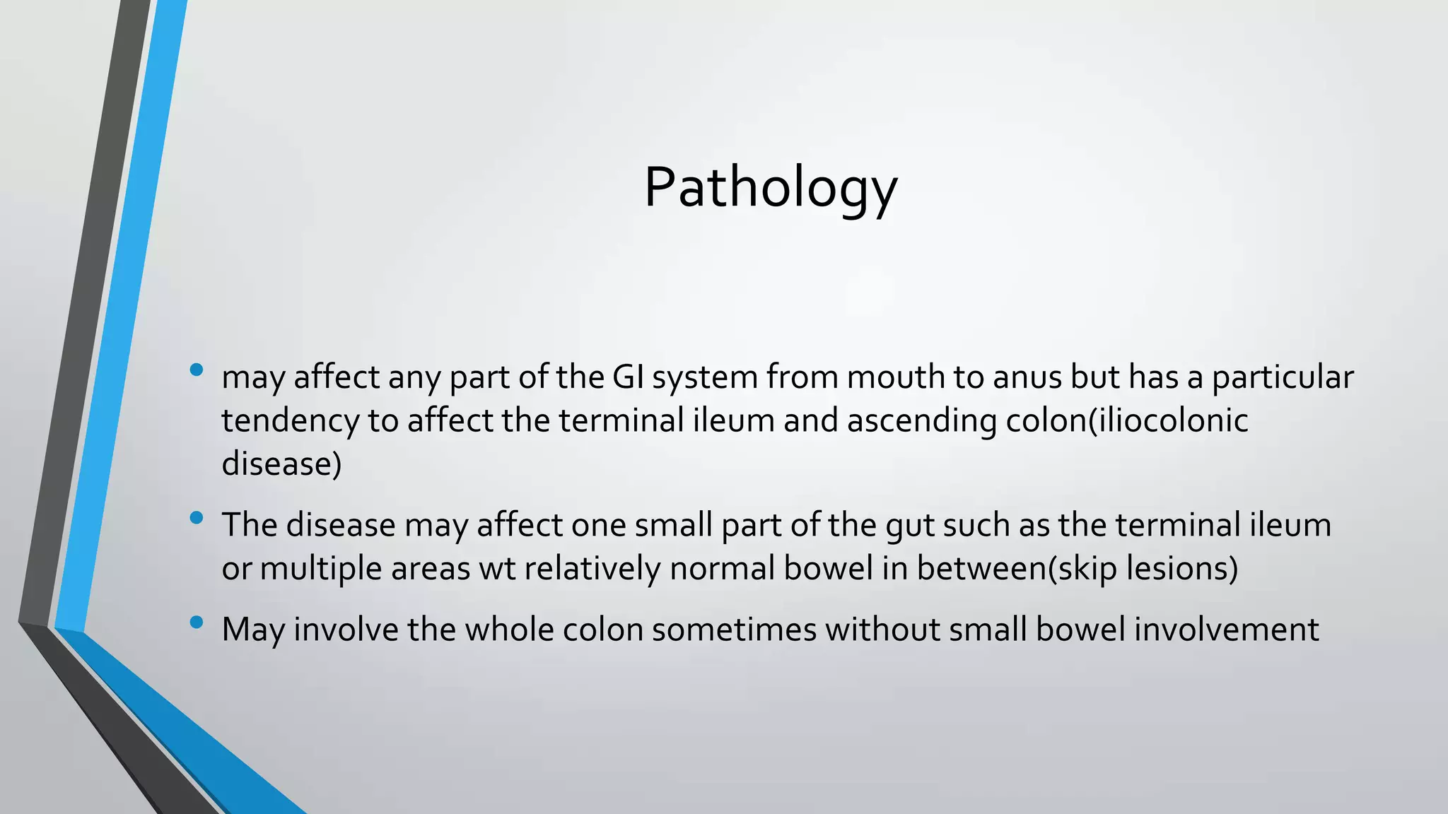 Appendicitis, diverticulitis, peptic ulcer disease, chron's disease | PPT