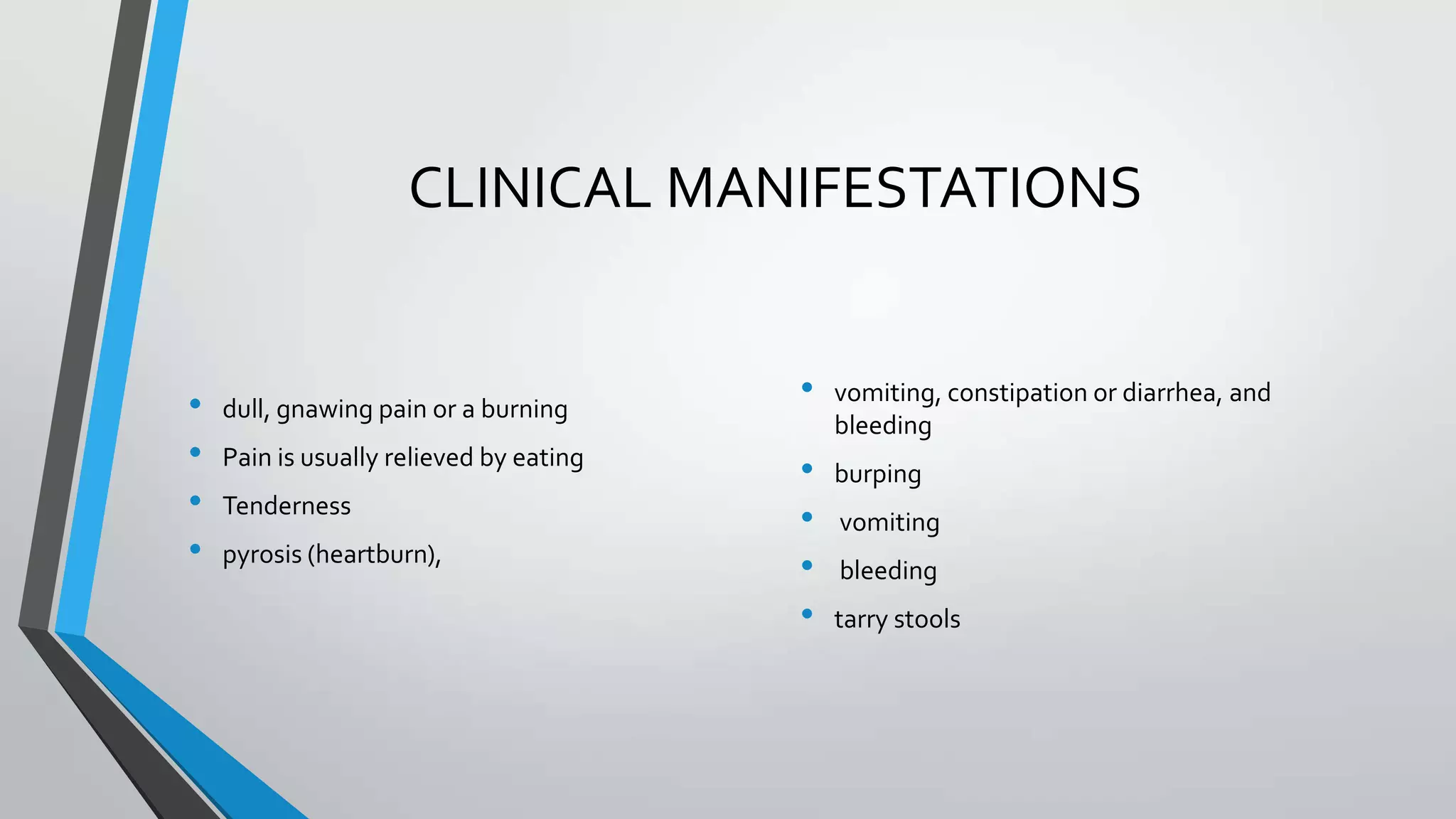Appendicitis, diverticulitis, peptic ulcer disease, chron's disease | PPT