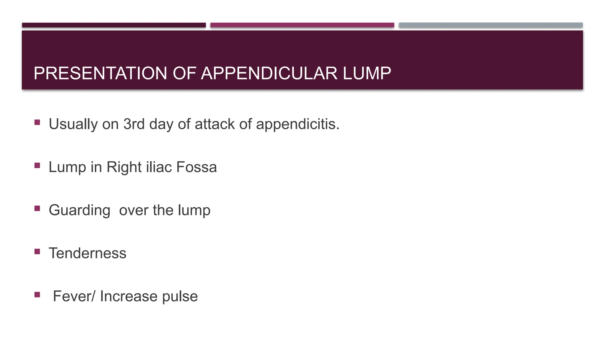 Acute Appendicitis final year lecture... | PPTX