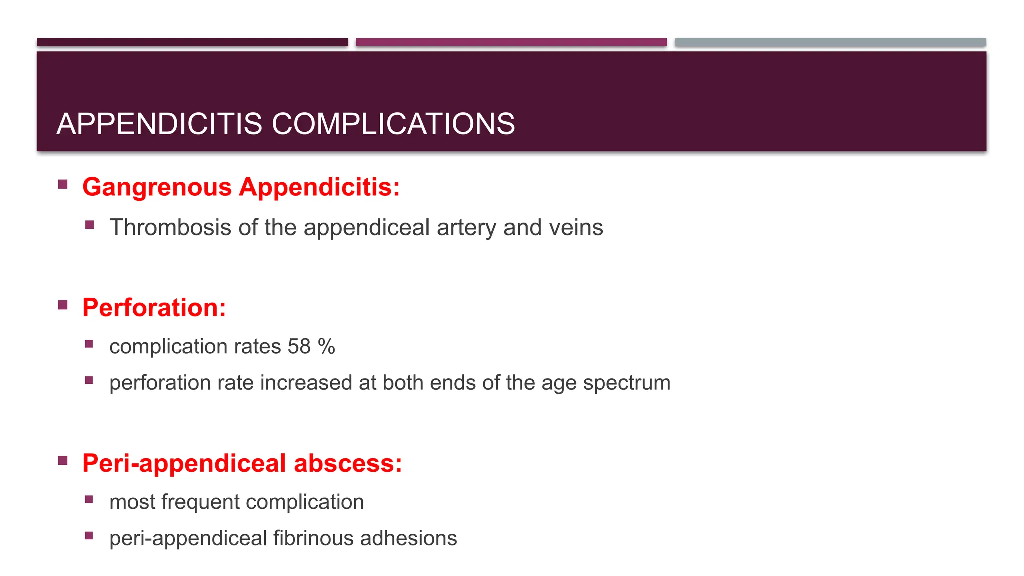 Acute Appendicitis final year lecture... | PPTX