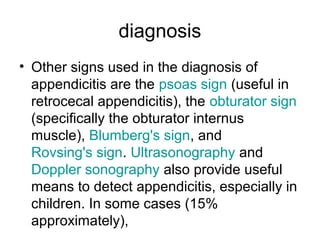Appendicitis for 5yr mbchb | PPT