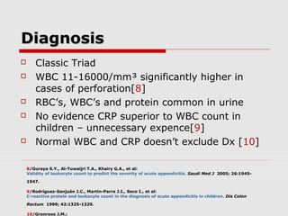 Appendicitis+in+children | PPT