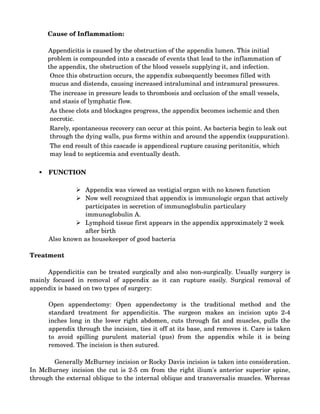 Appendicitis,pokhrel,bharat | PDF