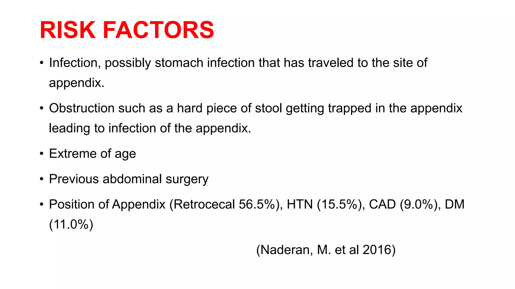 Appendicitis | PPTX