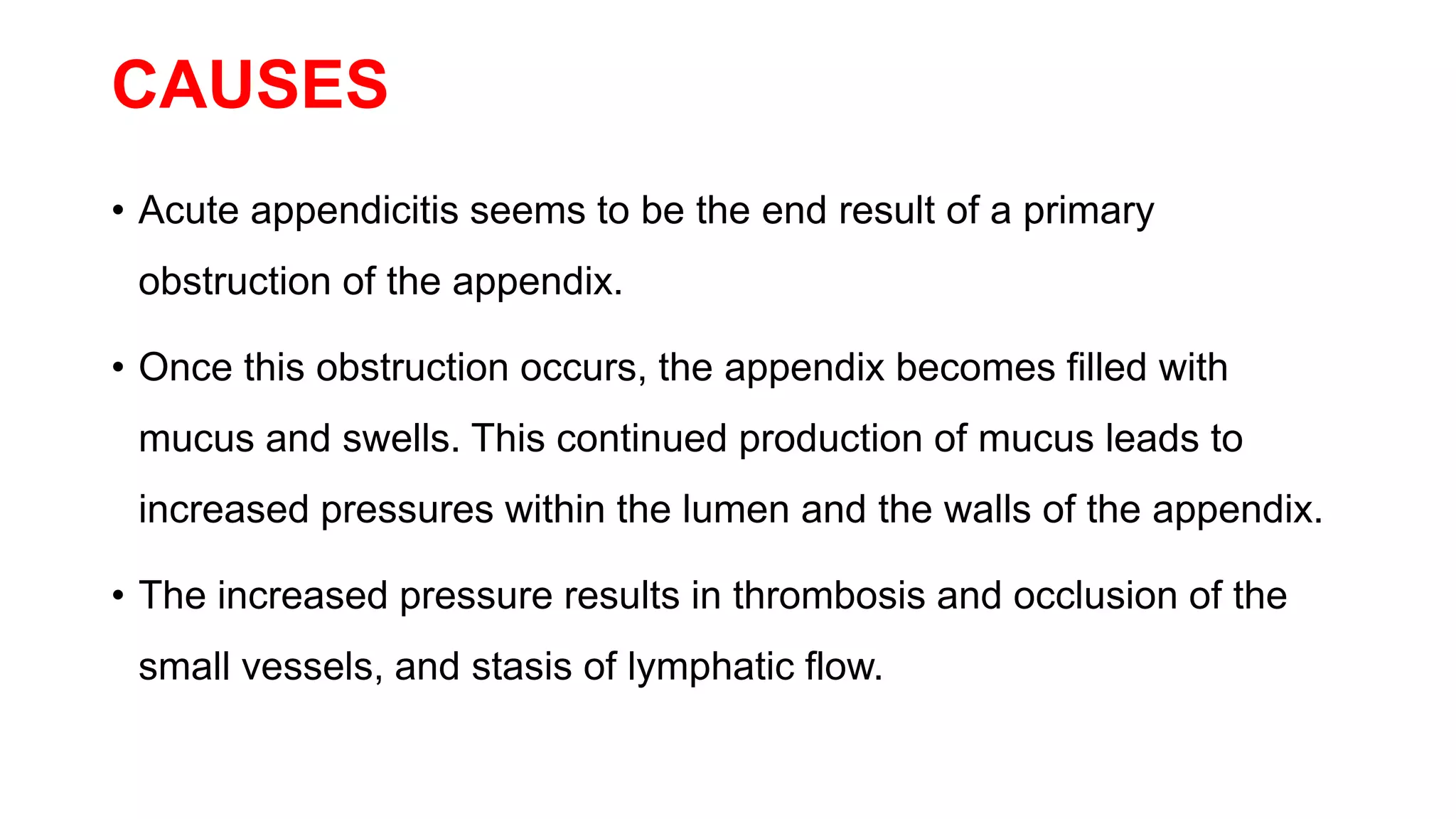 Appendicitis | PPTX