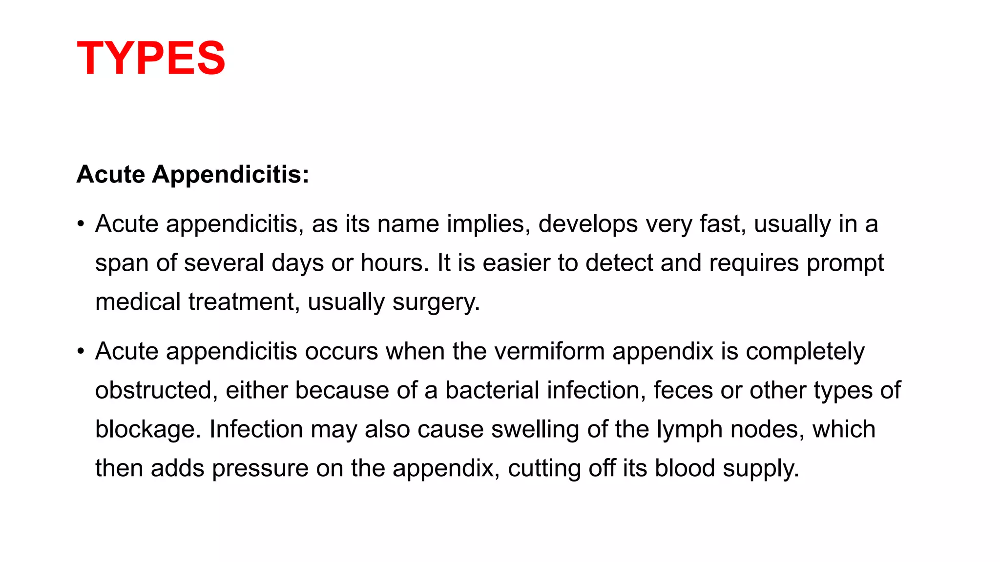 Appendicitis | PPTX
