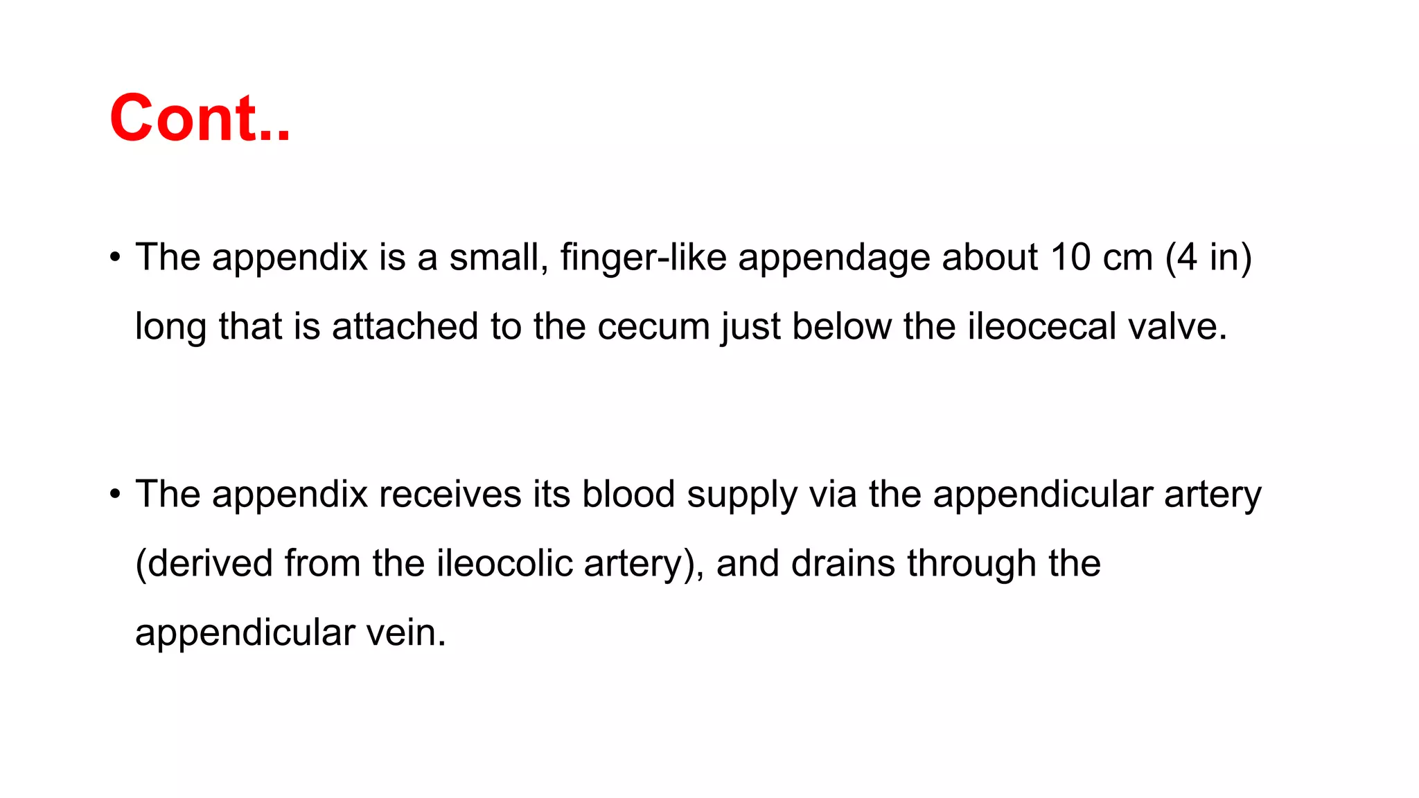 Appendicitis | PPTX