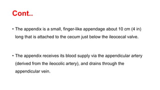 Appendicitis | PPTX