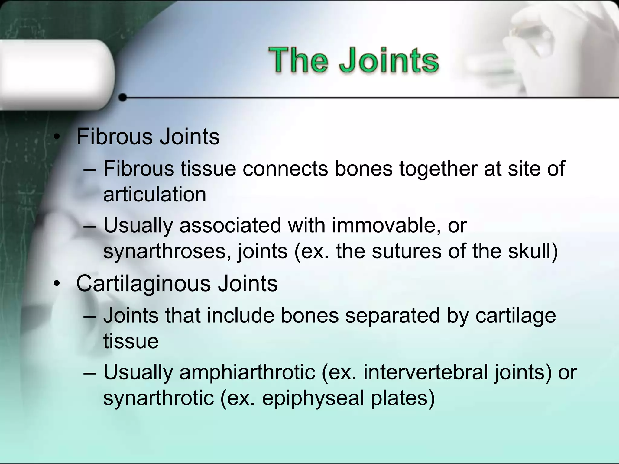 Appendicular Joints | PPT