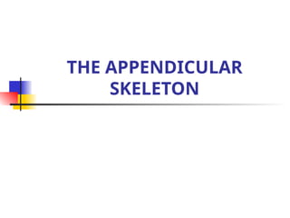 Appendicular Skeleton Ck Pptx Pptx