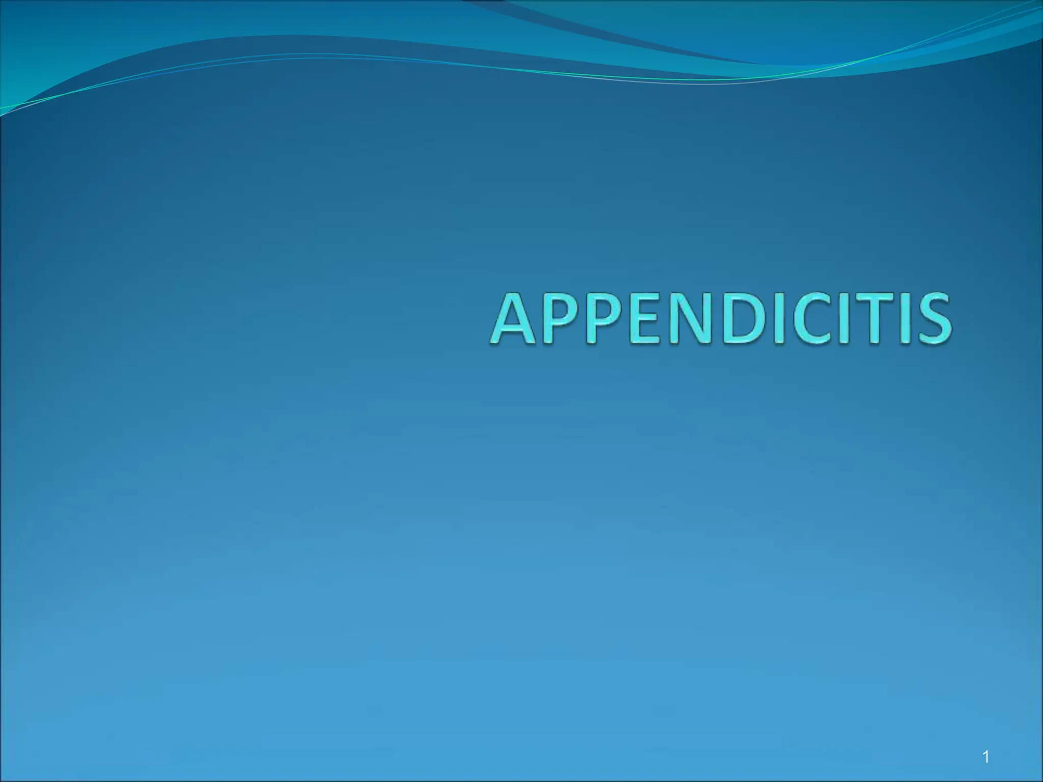 APPENDITICITIS.ppt