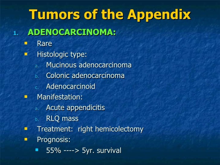 Appendix, Surgery