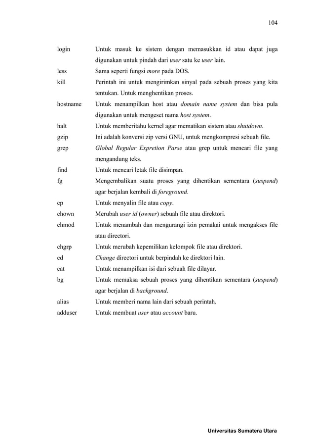 Perintah Dasar LInux | PDF
