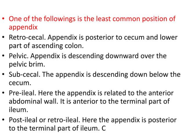 Appendix | PPTX | Pregnancy | Reproductive Health