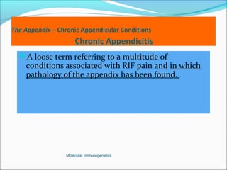 Appendix IN IMMUNOLOGY | PPT