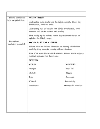 School Lesson Plans | PDF