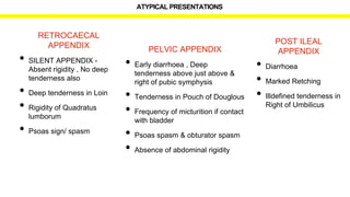 Acute Appendicitis | PPTX | Digestive Disorders | Diseases and Conditions